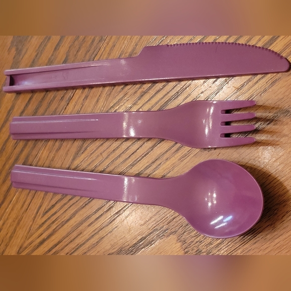 Tupperware | Kitchen | Tupperware Outdoor Dining Cutlery Set | Poshmark